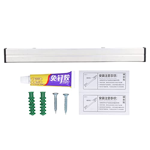 RvSky Magnetic Tool Holder 1 Side Heavy Duty Kitchen Knives Organizer Bar Strip FH1‑300 Silver 300mm Magnetic Tool