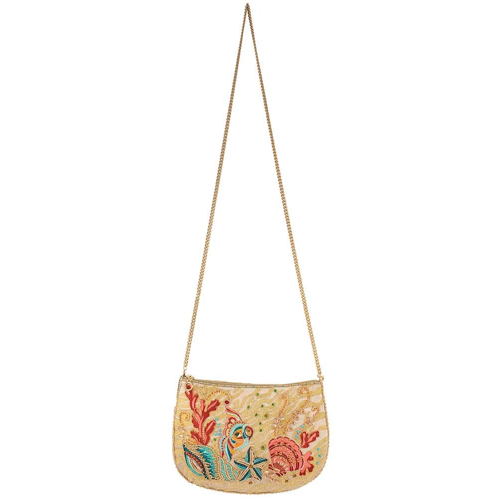 Mary Frances Down Under Crossbody Clutch Sea Theme Handbag