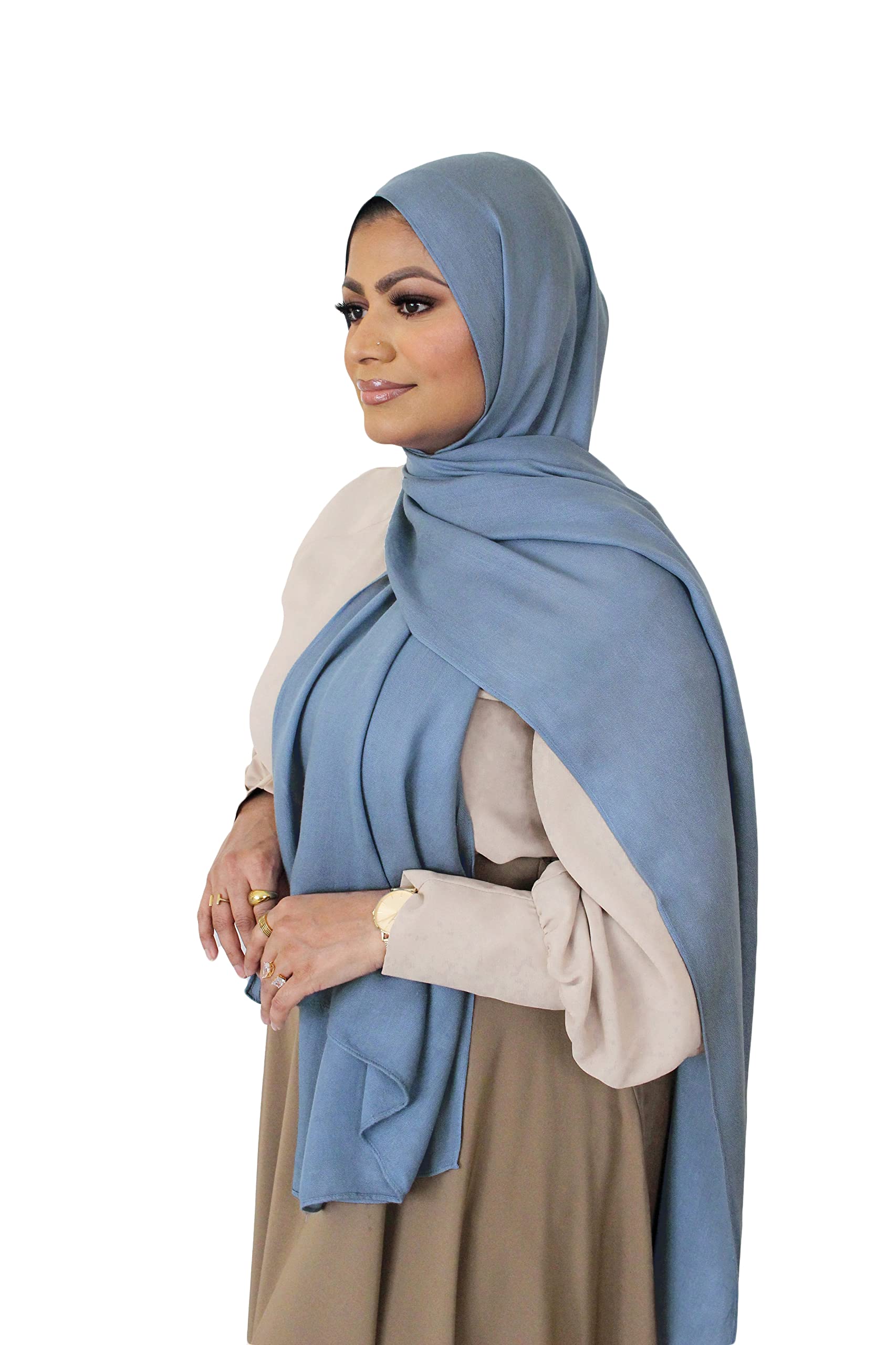 HEADED SOMEWEAR Modal - Plain Hijab (Slate Grey Modal - Plain Hijab)