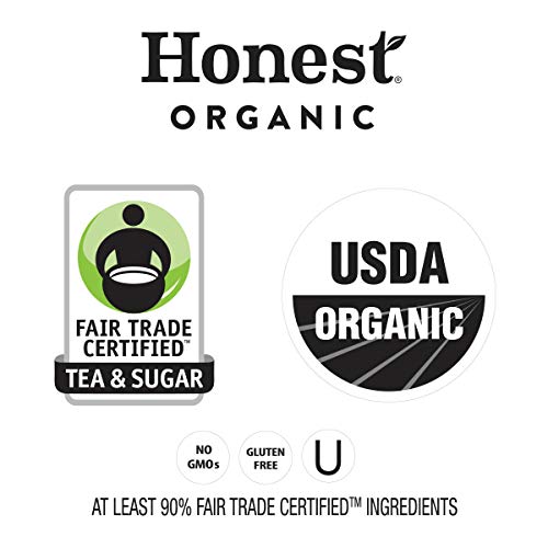 Honest tea Organic Fair Trade Just Black Tea, 16.9 Fl Oz (Pack of 12)