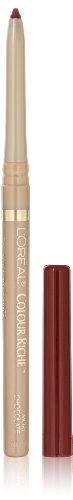 L'Oreal Paris Colour Riche Lip Liner with Omega 3 and Vitamin E, More Chocolate, 0.007 oz.