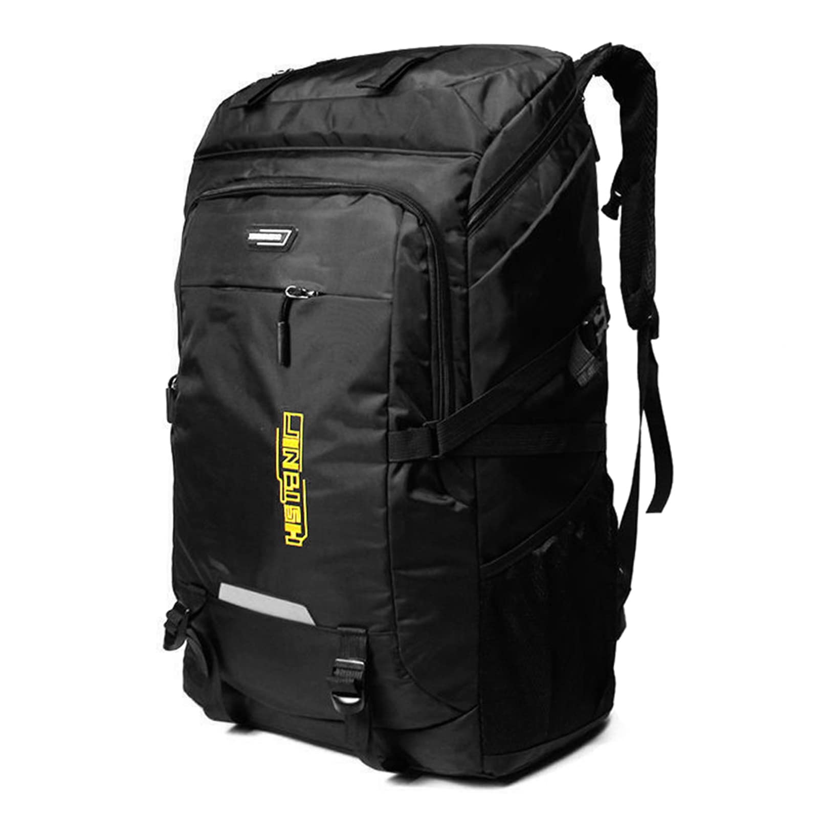 HUIOP Camping Backpack, 80L Mountaineering Backpack Waterproof Outdoor Running Bag Bicycle Bag Large Capacity Riding Bag Breathable Jogging Travel Daypack Bag for Riding Running Hiking Camping