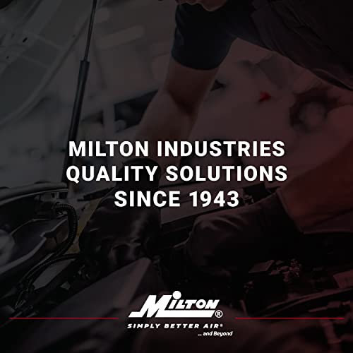 Milton S-693-12 1/4" FNPT Extended Reach Dual Head Air Chuck,Bronze