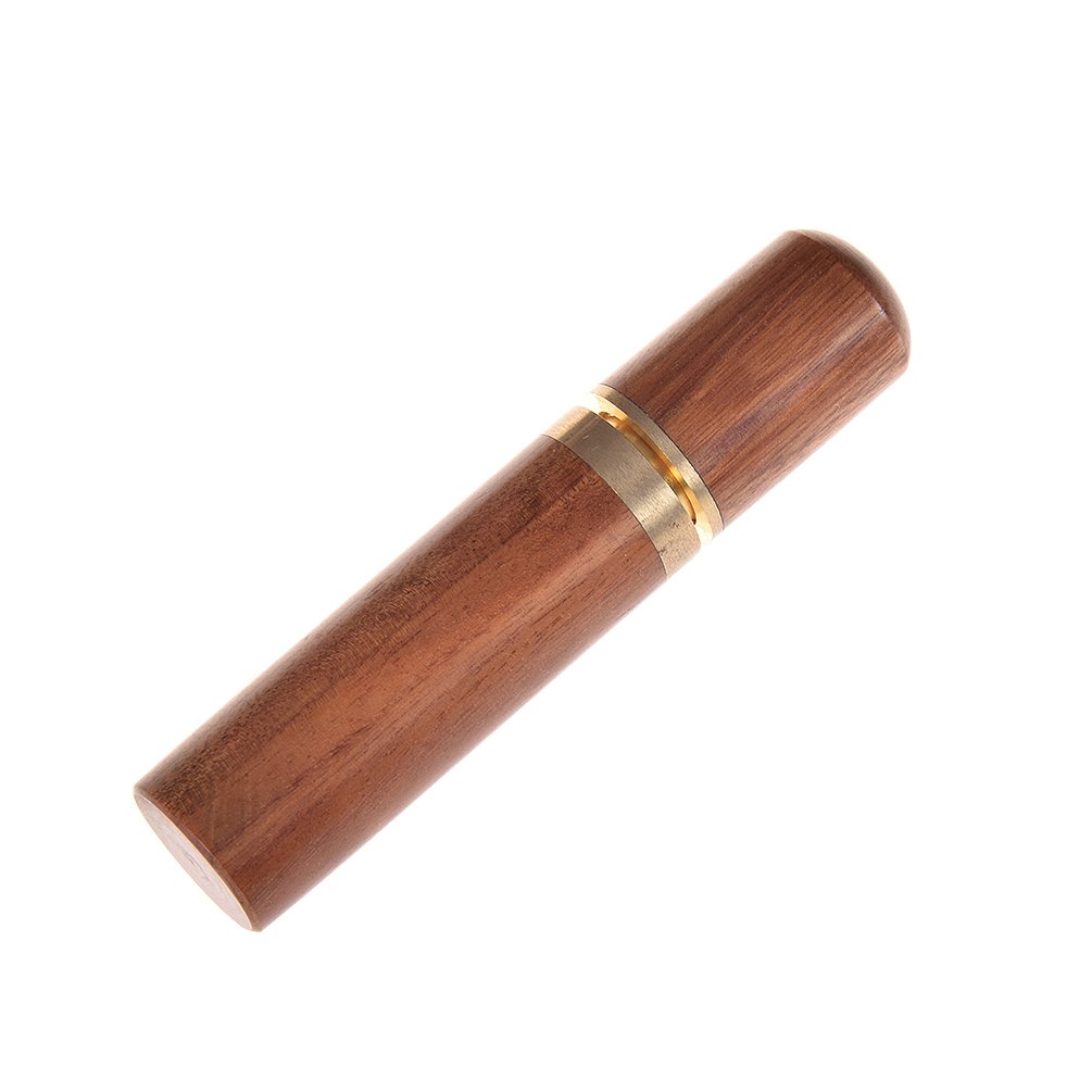 Lychee Portable Wooden Toothpick Holder Pocket Tooth Pick Dispenser Bucket Needle Case