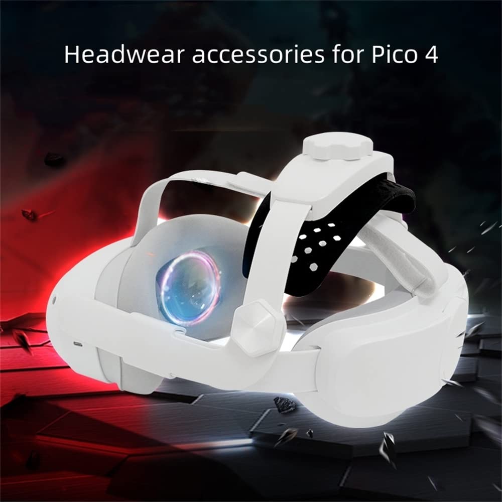MayHei for Pico 4 Accessories Headband Weight Reduction, Multi-Point Adjustment for Different Size, Comfortable Adjustable Ergonomic Head Brace Accessories