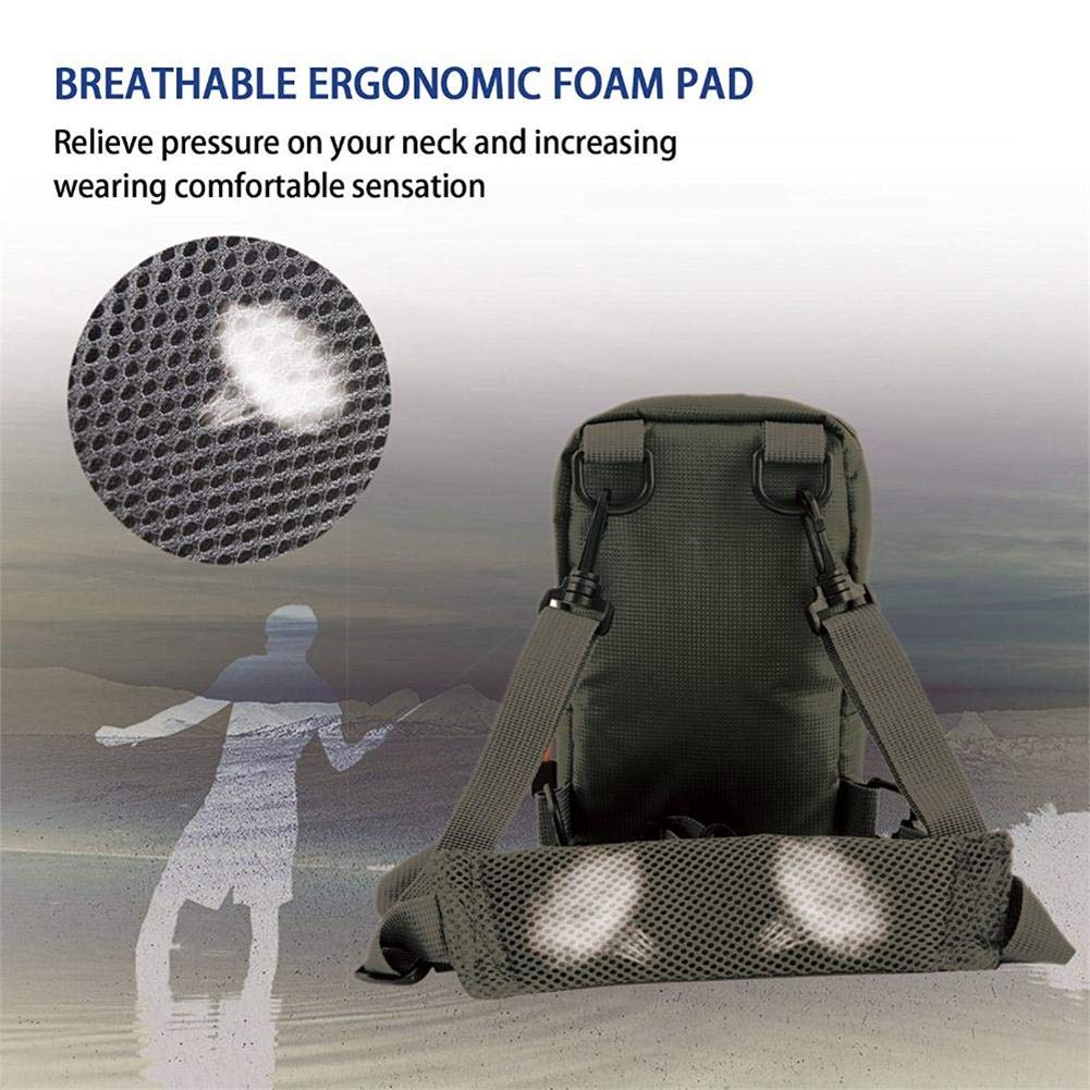 M MAXIMUMCATCH Maxcatch Fly Fishing Chest Pack Light Weight Adjustable Outdoor Multifunctional Fishing Bag
