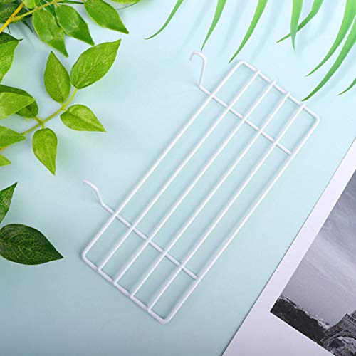 VILLCASE Black Shelf Parrot Grid Iron Frame, Hanging Iron Frame Shelf Bird Perch Grid Wall Shelf Simple Wall Decoration for Pet Parrot Bird Parakeets Cockatiels Perching (White) 1PCS Black Decor