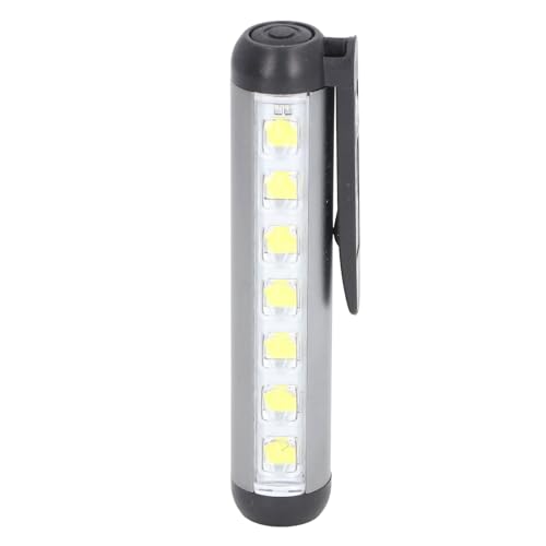 Qcwwy LED Penlight Aluminum Alloy Portable USB Rechargeable Dual Beam Penlight for Medical Professionals, Nurses - Pocket Handheld Light