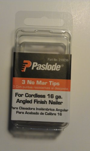 Paslode 219236 16-Gauge Angled Finish Nailer No-Mar Tips