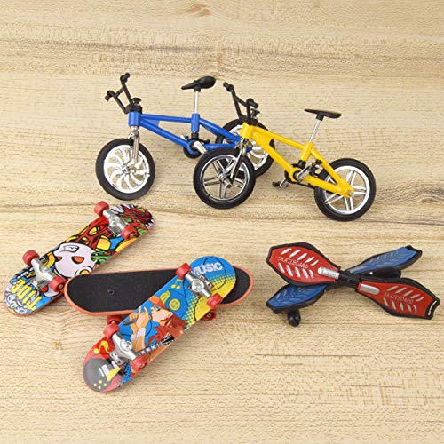 Hotusi Mini Finger Sports Skateboards/Bikes/Swing Boards for Party Favors Educational Finger Toy