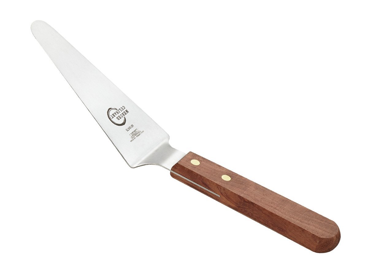 Mercer Culinary Praxis Rosewood Handle Pie Server, 5 x 2, Brown