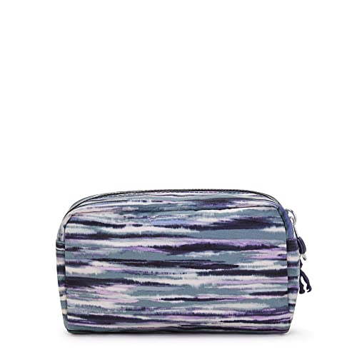Kipling Gleam Printed Pouch Brush Stripes