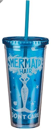 Mermaid Hair Don't Care Travel Cup Primitives by Kathy