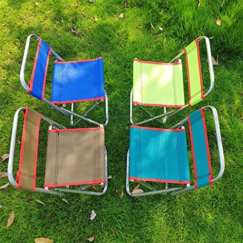 LMMDDP -Light Aluminum Alloy Outdoor Portable Folding Stool Foldable Fishing Camping Chair Picnic BBQ Beach Seat Portable Stool