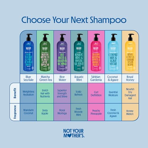 Not Your Mother's Clarify & Detox Shampoo & Conditioner Hair Car Set - 98% Naturally Derived Ingredients (Bamboo Charcoal & Purple Moonstone)