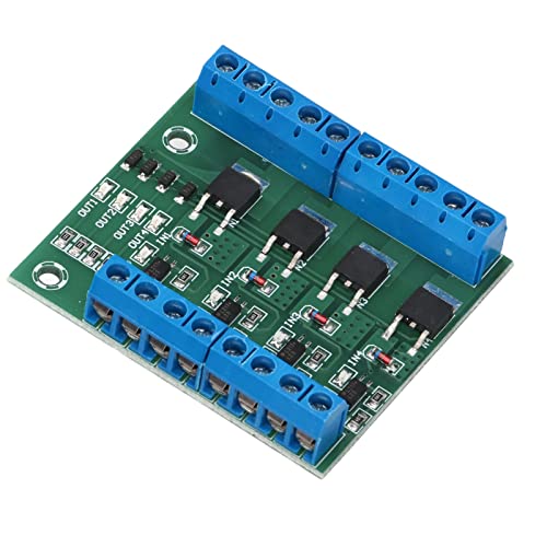 PLC Drive Board, MOS Driver Module Easy Control PWM 3-20V Input DC 3.7V‑27V Output Stable Performance for Pump