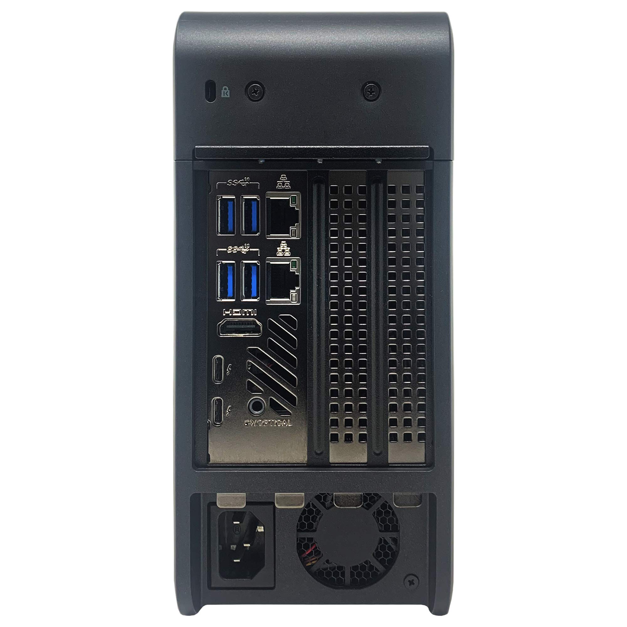 Intel NUC 9 NUC9i7QNX Ghost Canyon Gaming Mini PC - 9th Gen Core i7-9750H 6-Core up to 4.50 GHz CPU, 32GB DDR4 RAM, 1TB NVMe SSD, UHD Graphics 630, Thunderbolt 3, Wi-Fi 6, Windows 10 Pro, Black