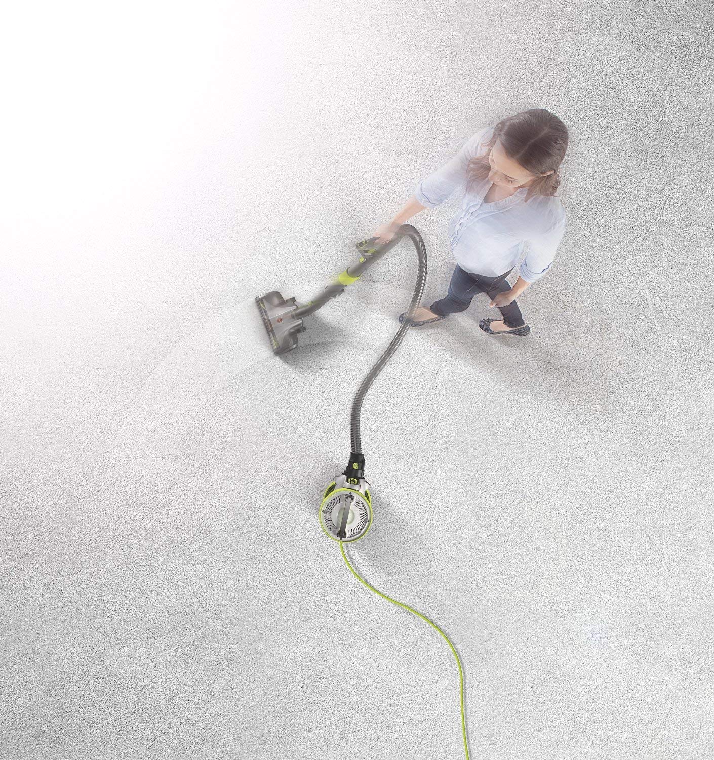 Hoover Air Revolve Multi Position Bagless Corded Canister Vacuum SH40090PC (Renewed)