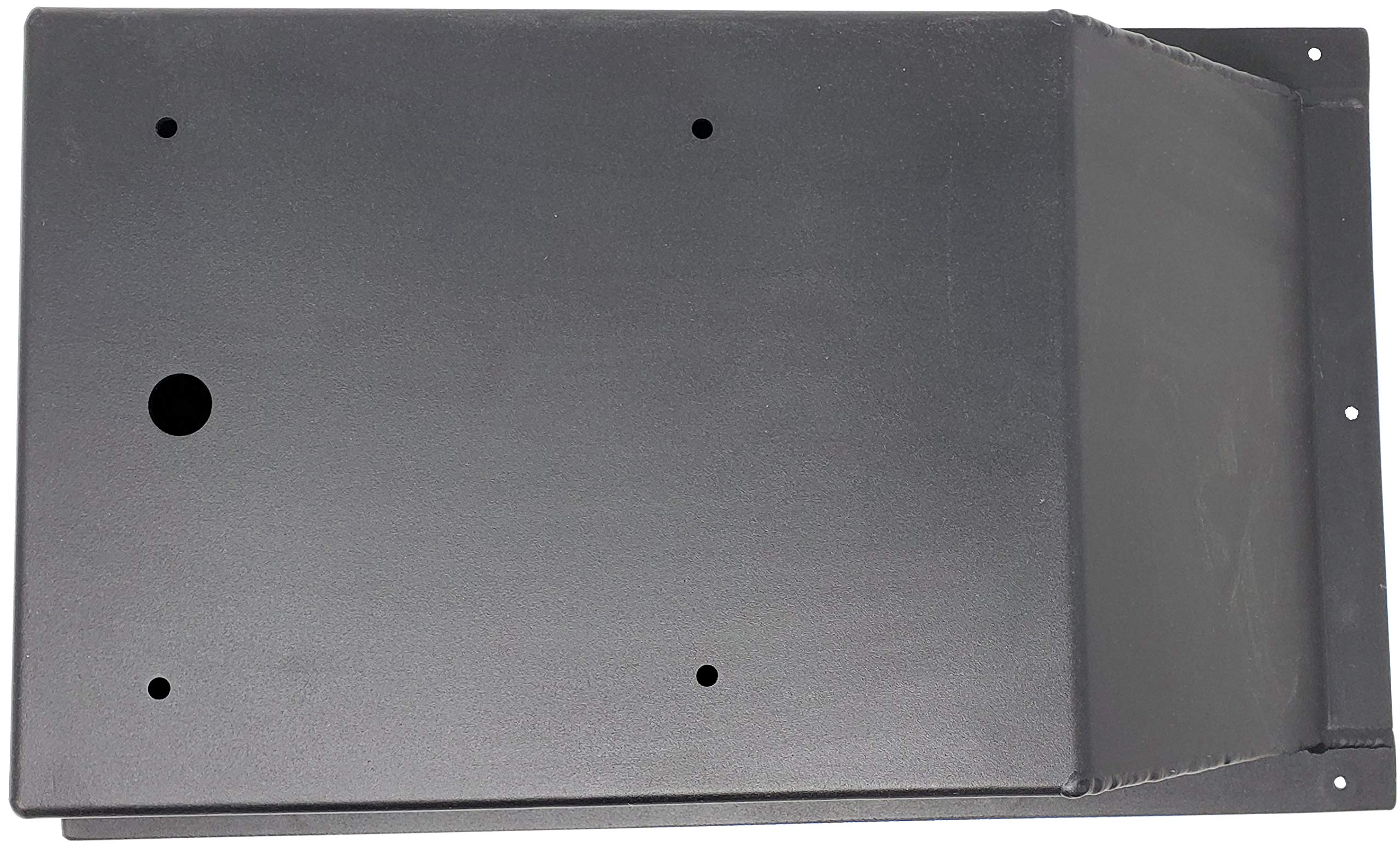 Lurwind Recessed Trolling Motor Foot Pedal Tray - Black Powder-Coated Aluminum, Fits Most Trolling Motor Tray Pedals, Pre-Drilled for Easy Install