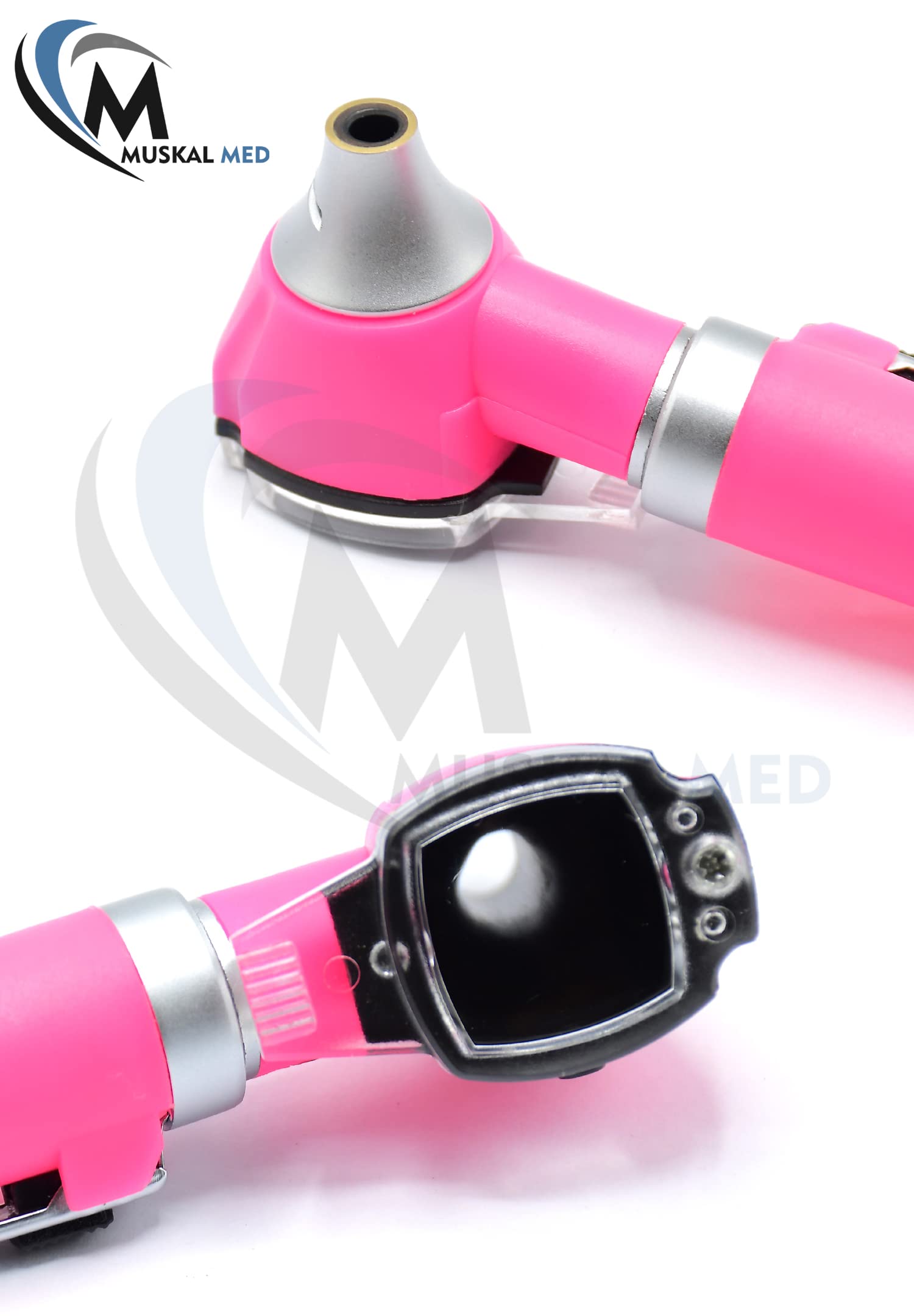 MuskalMed MuskLife Otoscope - Ear Scope with Light, Ear Infection Detector, Pocket Size, in 10+ Colors! Pink Style