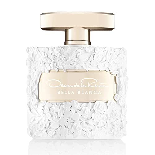 Oscar de la Renta Bella Blanca Eau de Parfum 3 Piece Gift Set for Women - Perfume Spray 3.4 Fl. Oz. & 1.0 Fl. Oz., and Body Lotion 3.4 Fl. Oz.