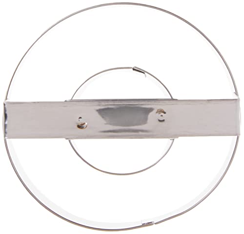 Mrs. Anderson’s Baking Donut Cutter with Handle, Stainless Steel, 3-Inches x 3-Inches