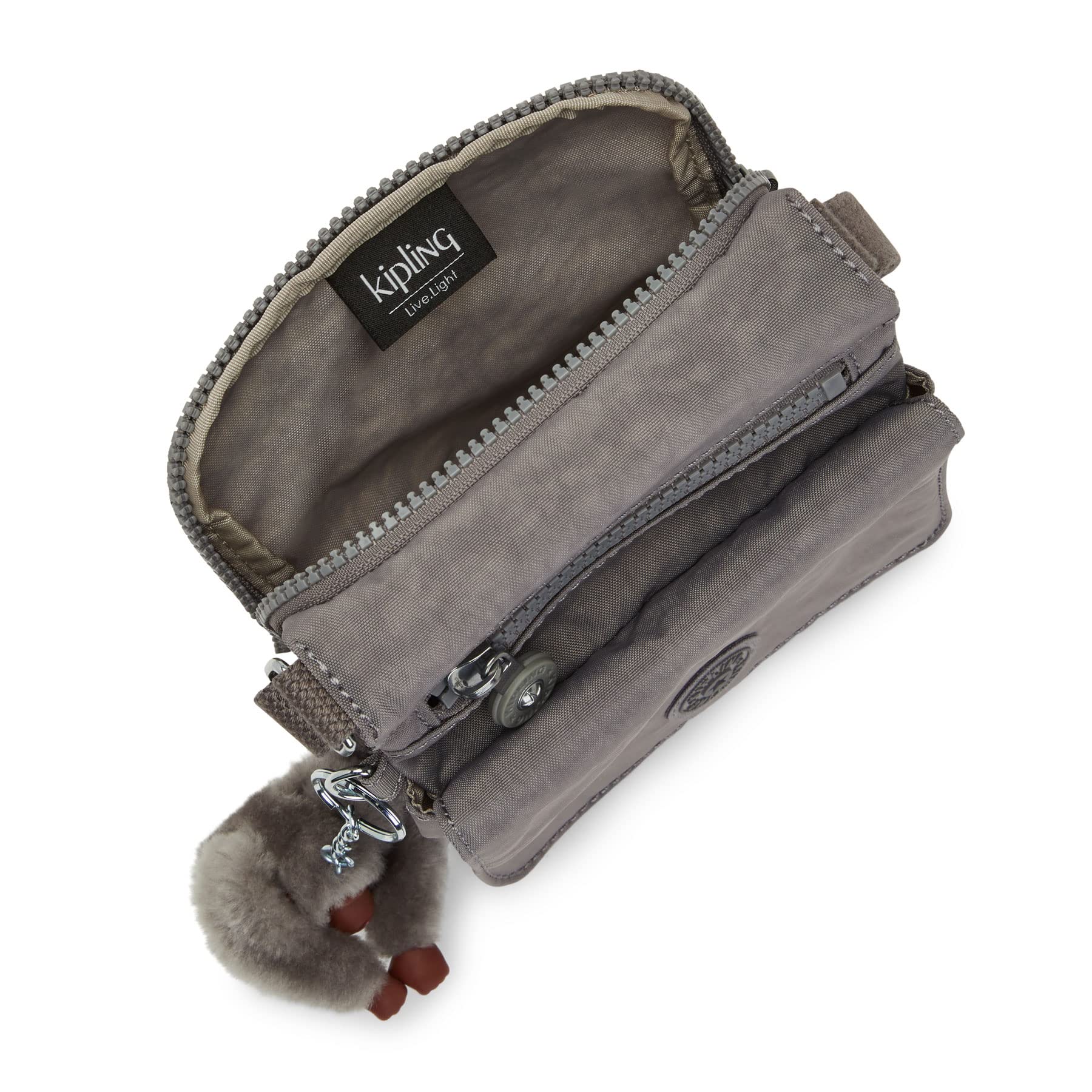 Kipling New Eldorado Crossbody Bag Cool Grey Tonal