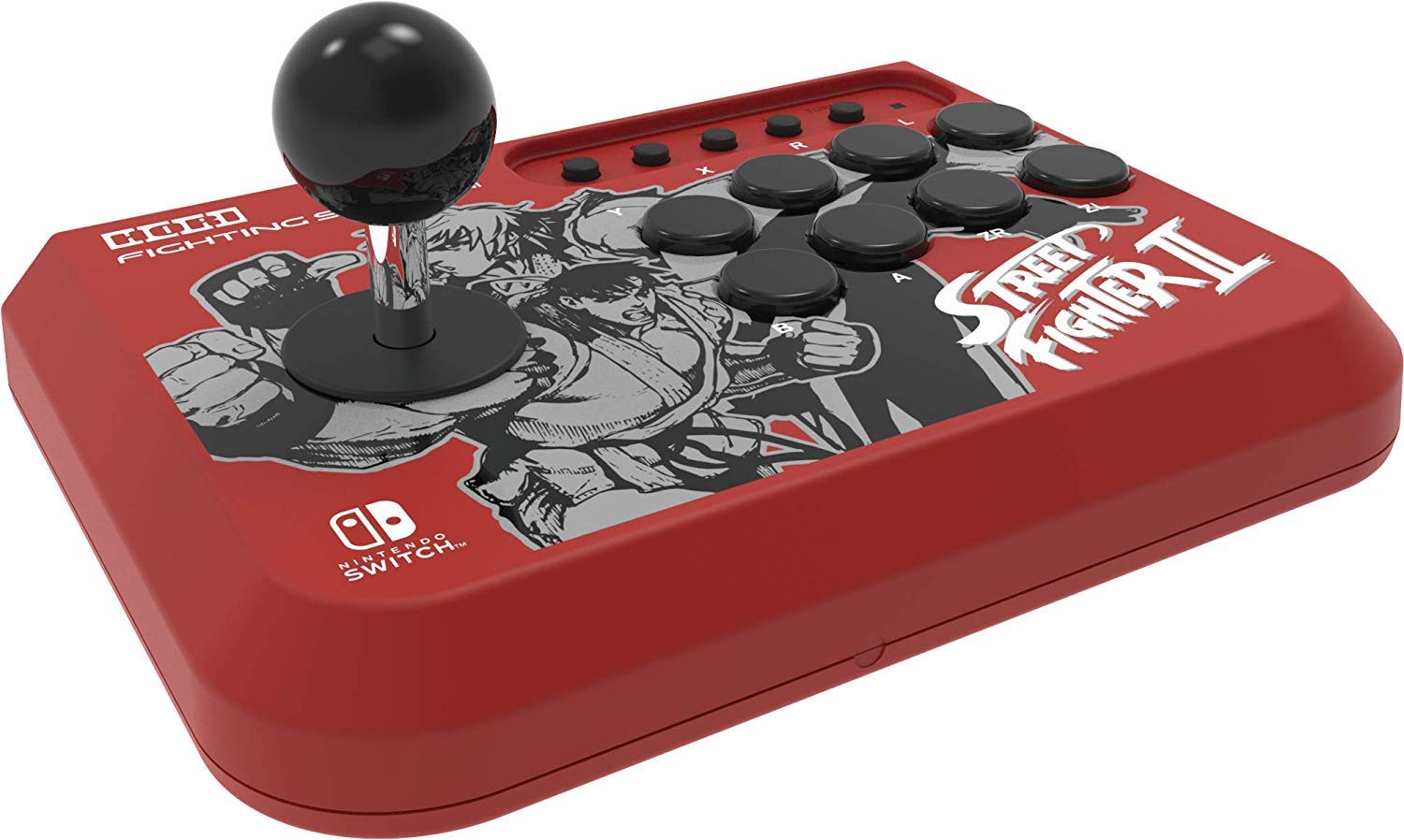 HORI Nintendo Switch Fighting Stick Mini - Street Fighter II™ Edition (Ryu & Ken) Officially Licensed by Nintendo & Capcom