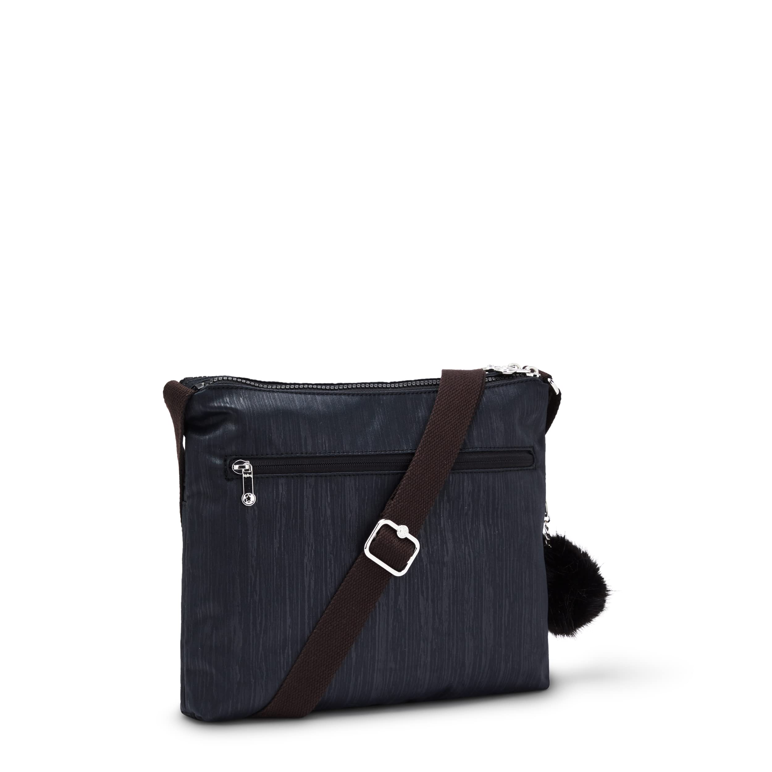 Kipling Womens Women's Annabelle Bag, Medium Handbag, Polyester Crossbody Bag, Sparkling Slate, 11.25 L x 9.5 H 1.5 D US