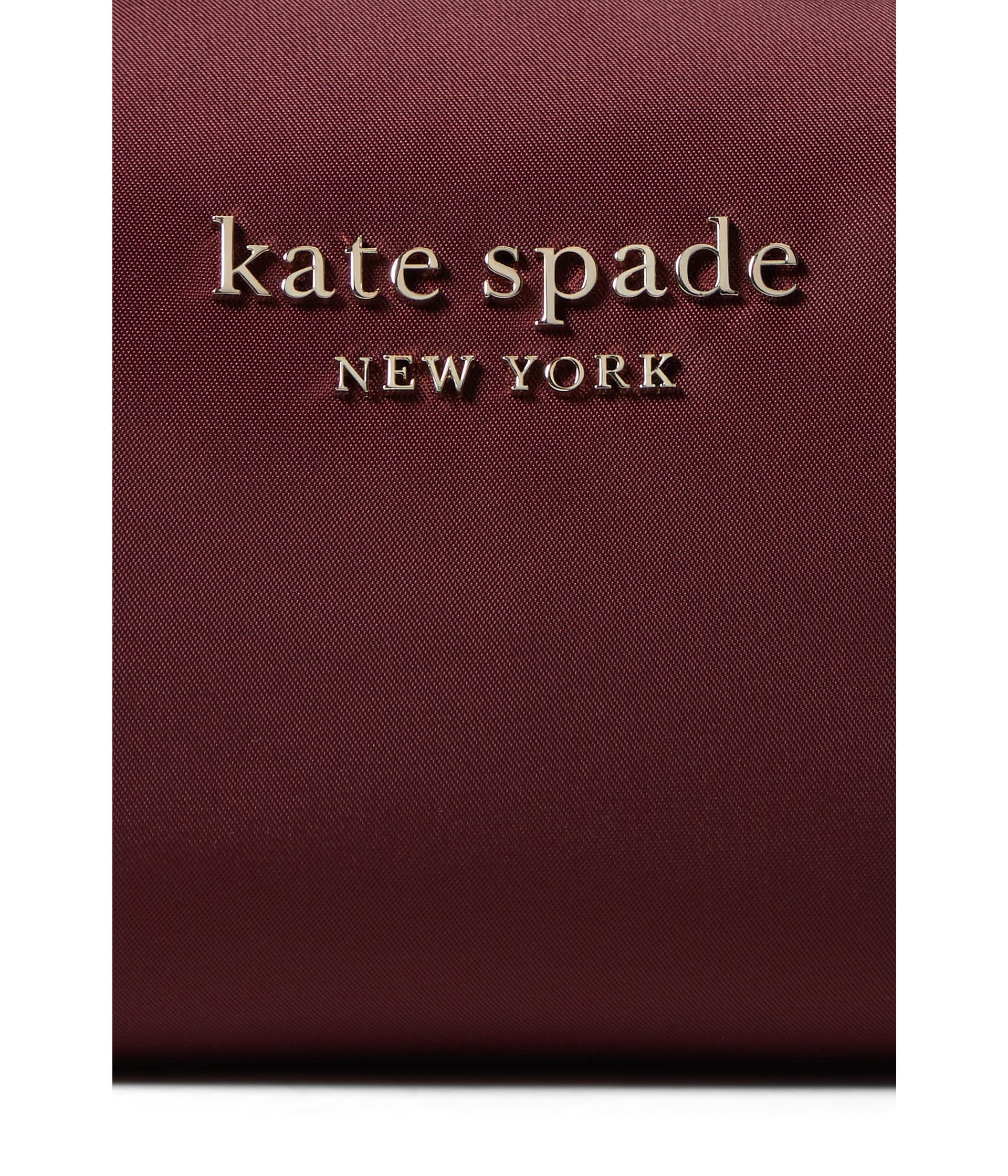 Kate Spade New York Everything Puffy The Little Better Nylon Medium Cosmetic Dark Merlot One Size
