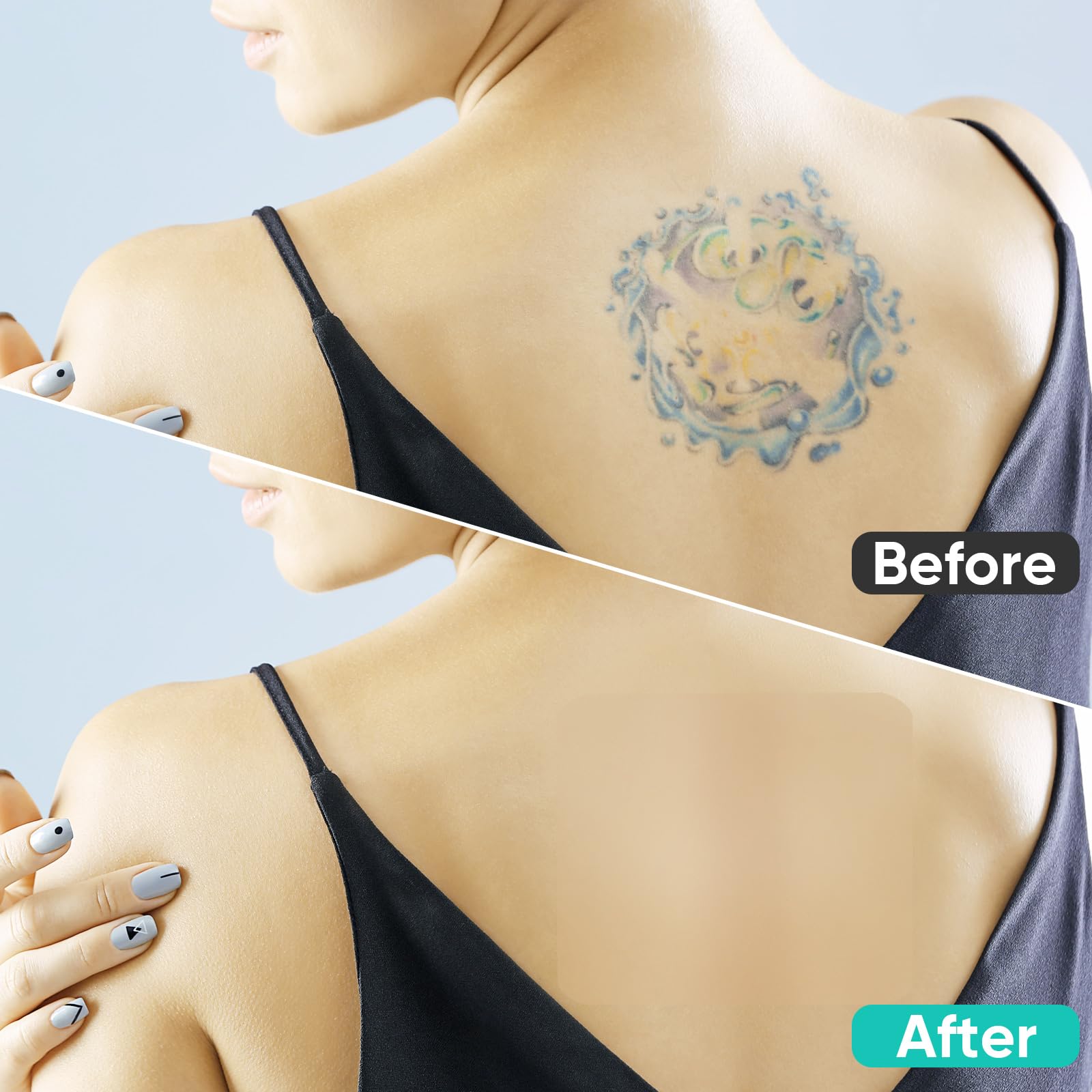 iTecFreely Tattoo-Cover-Up Waterproof-Sweatproof-Tattoo-Cover-Up-Tape Ultra-Thin-Breathable-Invisible-Patch-Concealer-Sticker-Suitable-for-Spot-and-Scar