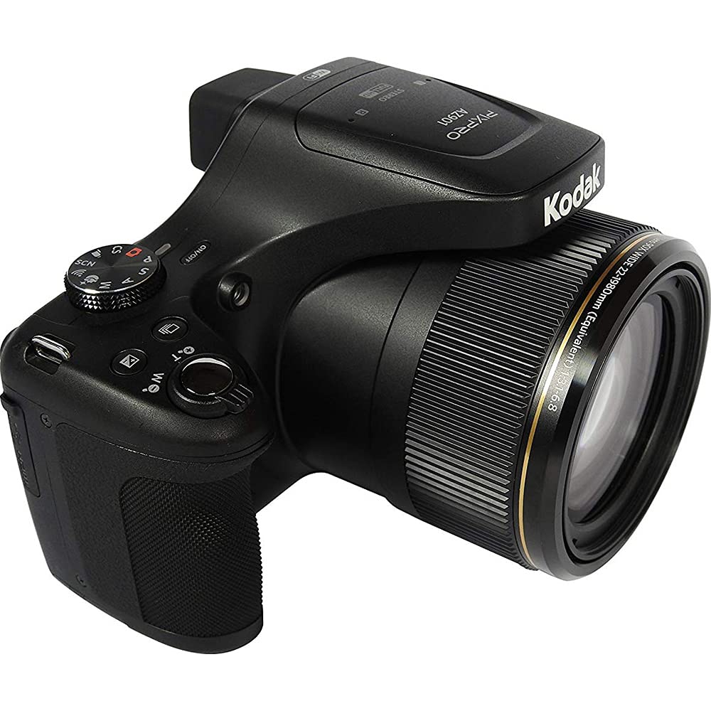 Kodak PIXPRO Astro Zoom AZ901-BK 20MP Digital Camera, 90X Optical Zoom, 3" LCD Black Bundle with Lexar Professional 633x 32GB SDHC Memory Card and Deco Gear Camera Bag (Small) with Accessory Kit