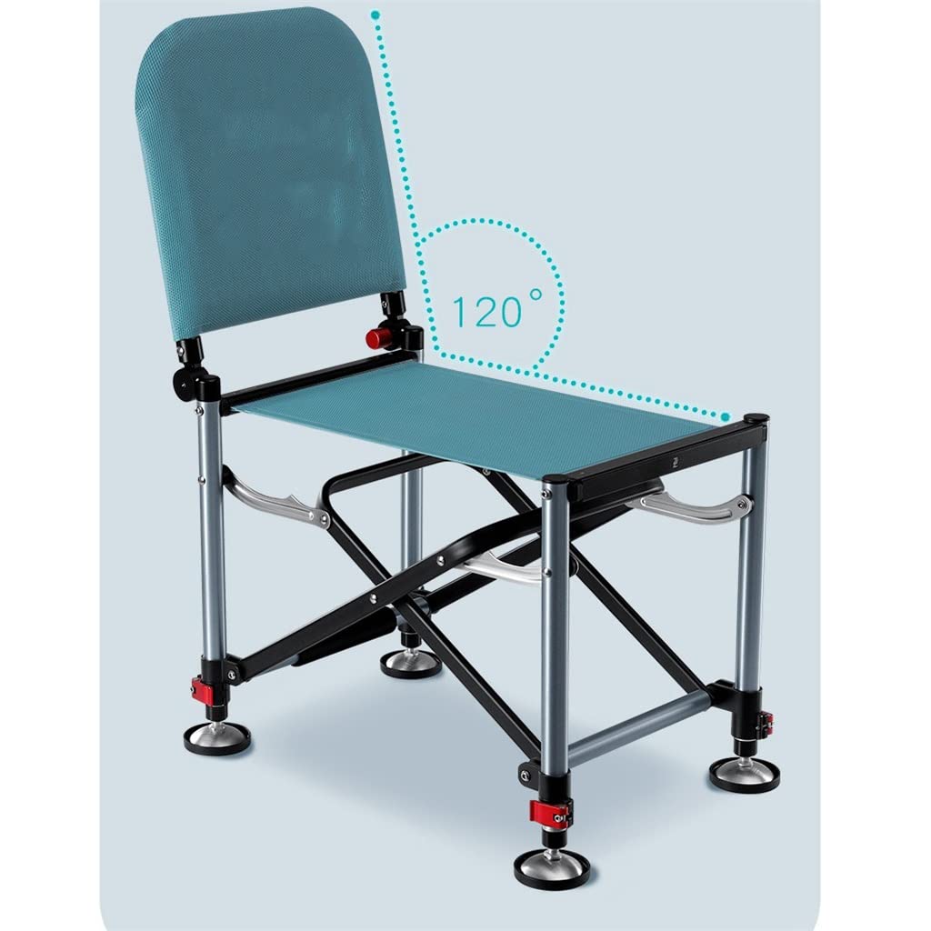 LMMDDP Ultralight Knight Fishing Chair Folding Multifunctional Portable Lightweight Fishing Seat