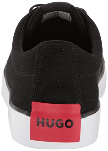 HUGO Full Canvas Lace up Sneaker Black Onyx