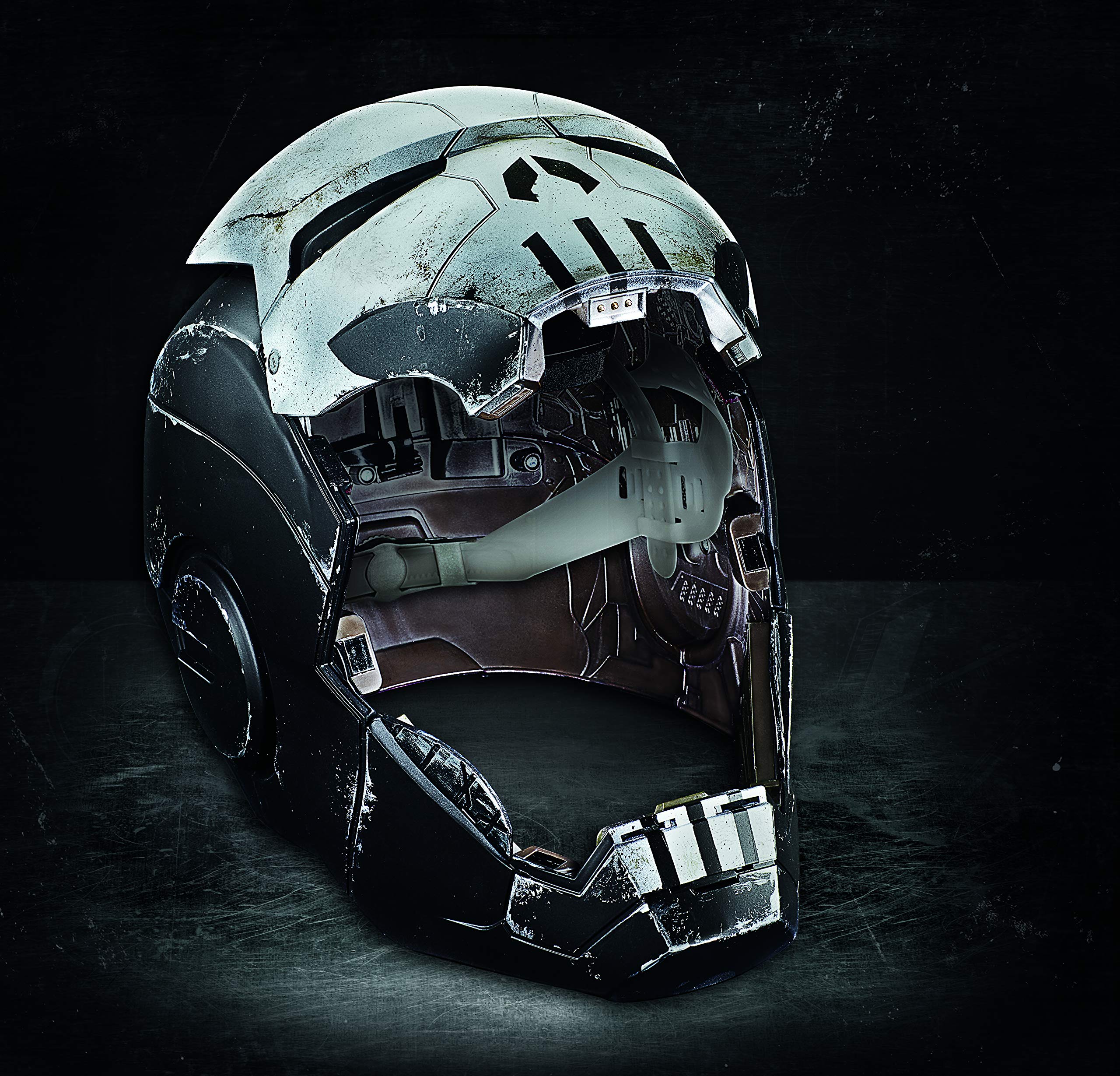 Hasbro Pulse Marvel Legends Gamerverse Series Standard Size LED Light Up Iron Man War Machine Inspired Electronic Helmet, The Punisher