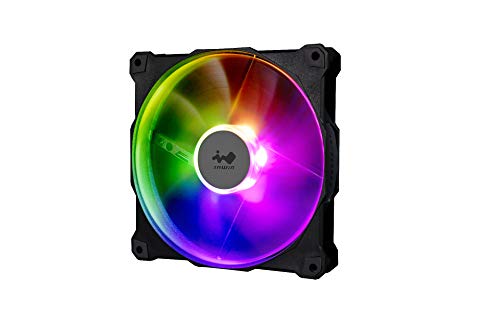 InWin Jupiter AJ140 Addressable RGB Triple Fan Kit 140mm High Performance Cooling Computer Case Fan Cooling with Control (AJ140-3PK)