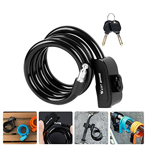 ifundom Bike Security Lock Sturdy Mountain Bike Lock Anti- Theft Lock for Outdoor