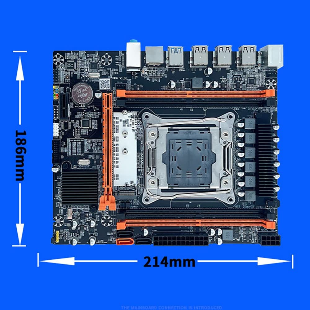 Oligemok DDR4 Mainboard,X99 LGA2011-3 Computer Desktop Motherboard