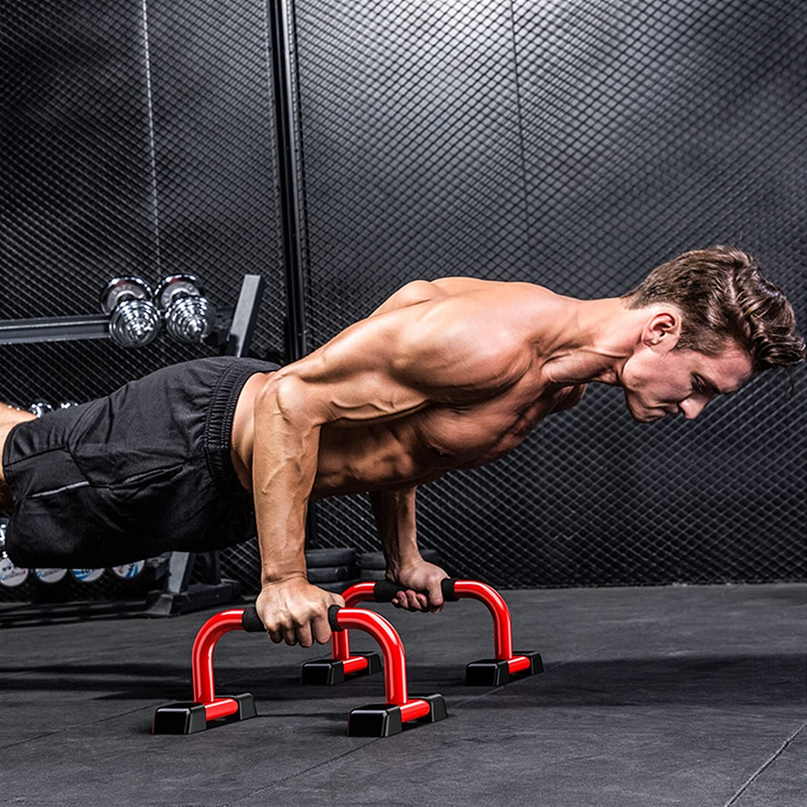 LUYIYI Russian Ting Bracket Multifunctional Home Fitness Push- ups Men' s Professional Training Chest Abdominal Assist