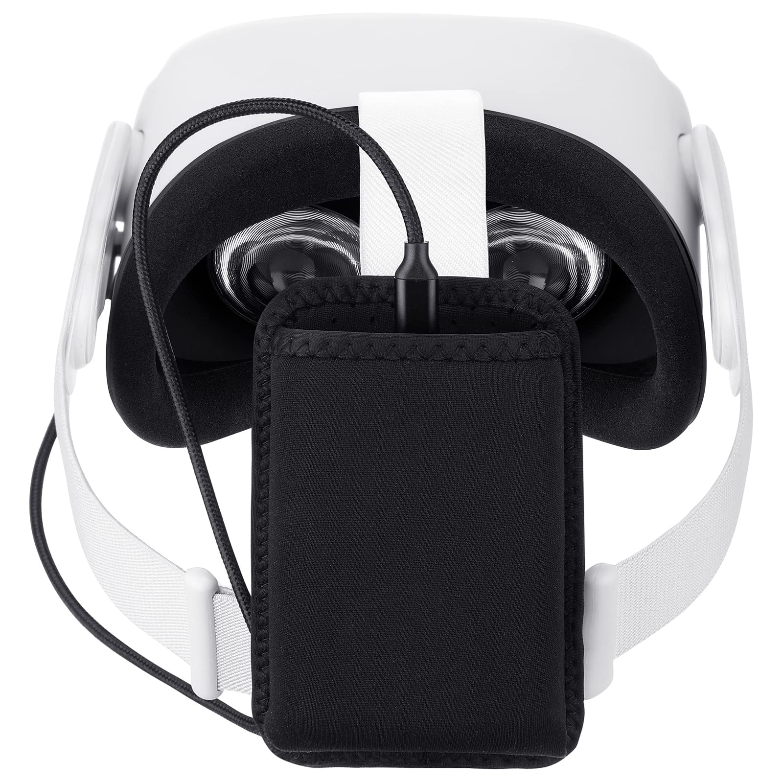 Migitec 10000mAh Extended Battery Pack Compatible with Meta/Oculus Quest 2, Lightweight VR Power for 8 Hours Playtime