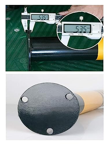 RONGQI Driveway Bollards, Bollard's Locking Arm Features Reflective Tape, Car Park Driveway Guard Saver, Easy Installation Private Car Parking Space Lock