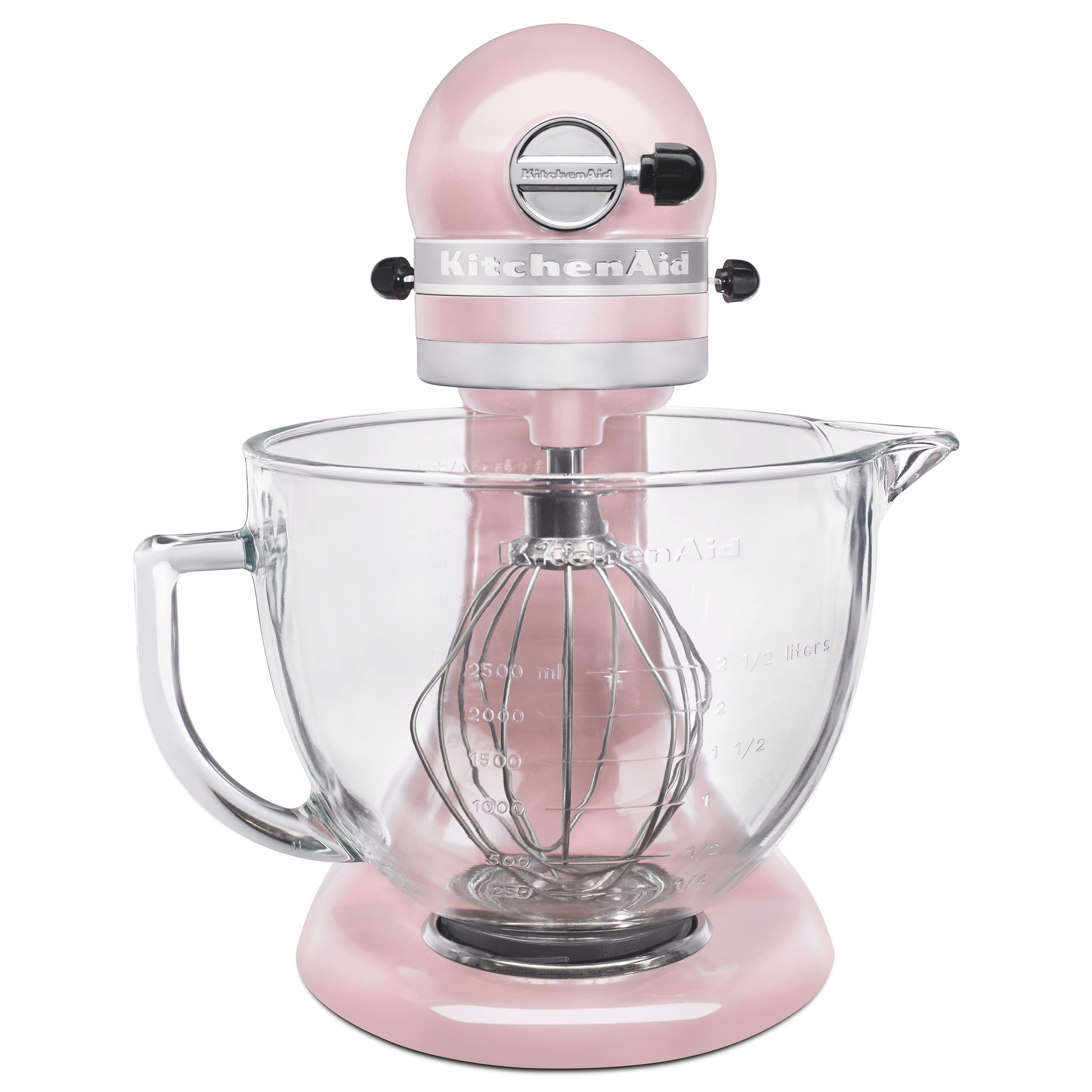 KitchenAid Artisan Design Series 5 Quart Tilt-Head Stand Mixer with Glass Bowl - KSM155GB