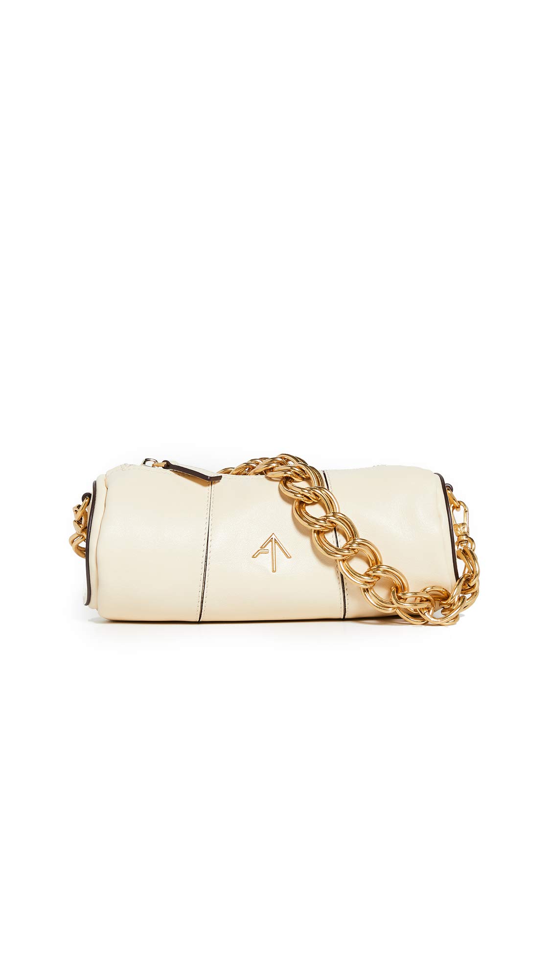 MANU Atelier Women's XX Mini Cylinder Bag, Vanilla, Off White, One Size