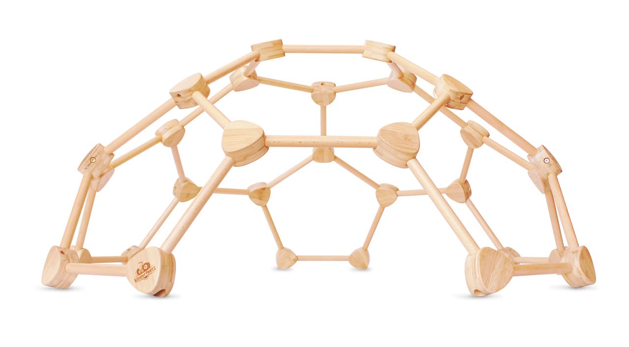 Kinderfeets Natural Wooden Kids Active Climbing Dome