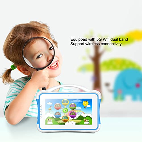 Pomya Kids Tablet,Tablet for Toddlers Android Kids Tablet,7in Network Eye Protection Kids Learning Tablet, 5G WiFi Kids Tablet, ToddlerTablet with Bluetooth,Tablet for Android(#1)