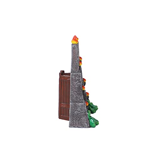 Penn-Plax Jurassic Park Officially Licensed Aquarium Decoration β Park Gate β Safe for Freshwater and Saltwater Fish Tanks β Small