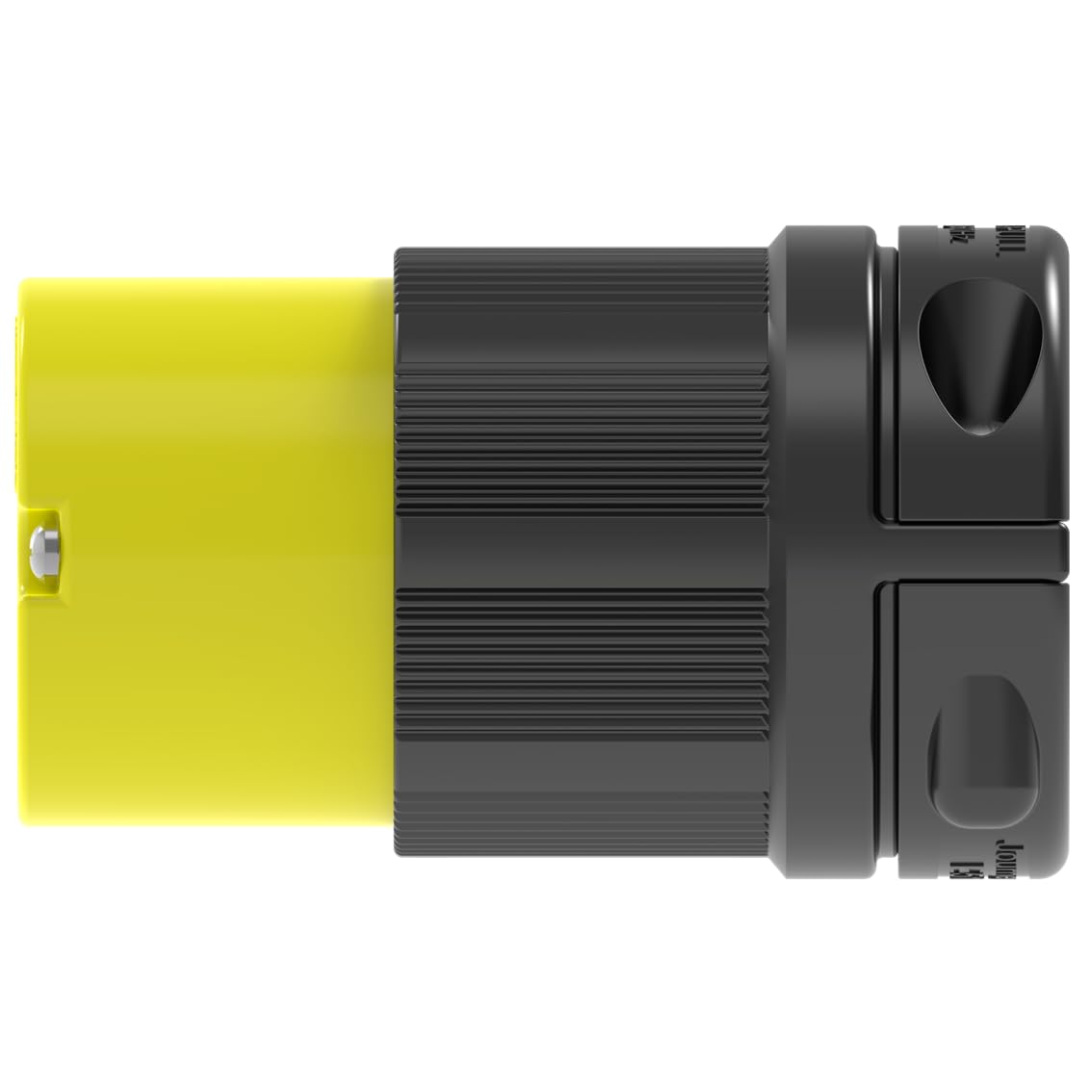 Journeyman-Pro 2713 30 Amp, 125/250 Volt, NEMA L14-30R, 3P, 4W, Locking Plug Connector, Black Industrial Grade, Grounding 7500 Watts Generator Rating (L14-30R (Female Plug))