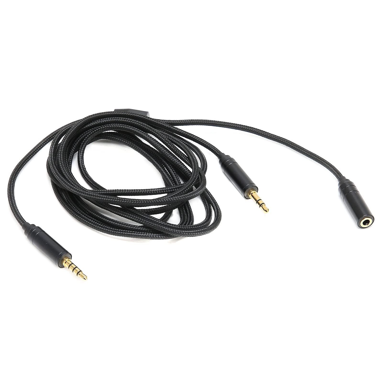 KOSDFOGE Chat Link Cable Party Record Chat Link Cable Compatible with Xbox One PS4 Switch Elgato HD60 S Black