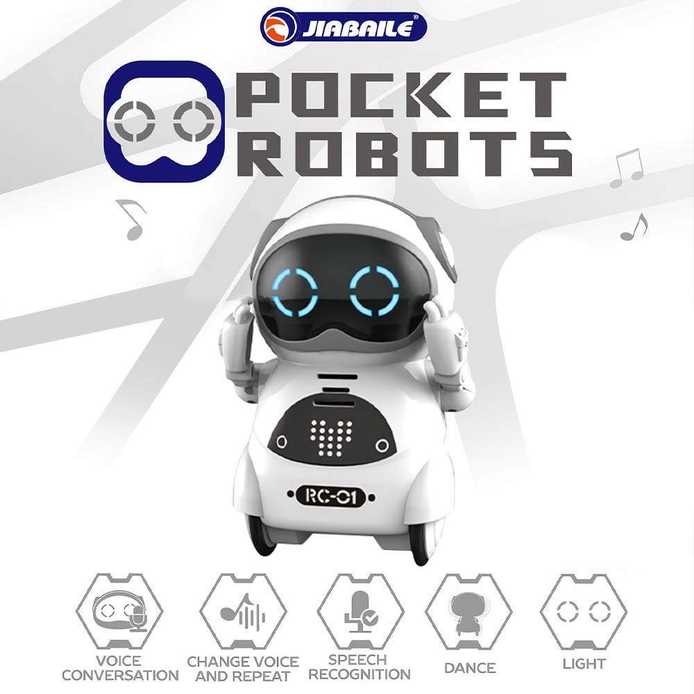 GoolRC 939A Pocket Robot Talking Interactive Dialogue Voice Recognition Record Singing Dancing Telling Story Mini Robot
