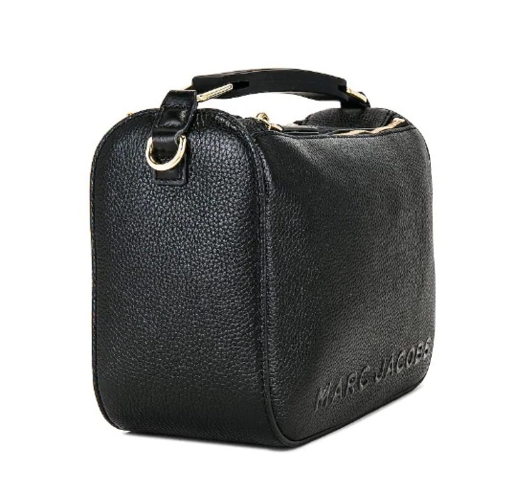 Marc Jacobs M0017037 The Soft Box 23 Black With Gold Hardware Women's Shoulder Bag